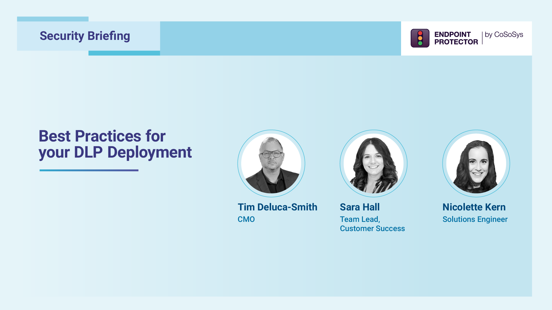 Best Practice for your DLP Deployment | Webinar by Endpoint Protector